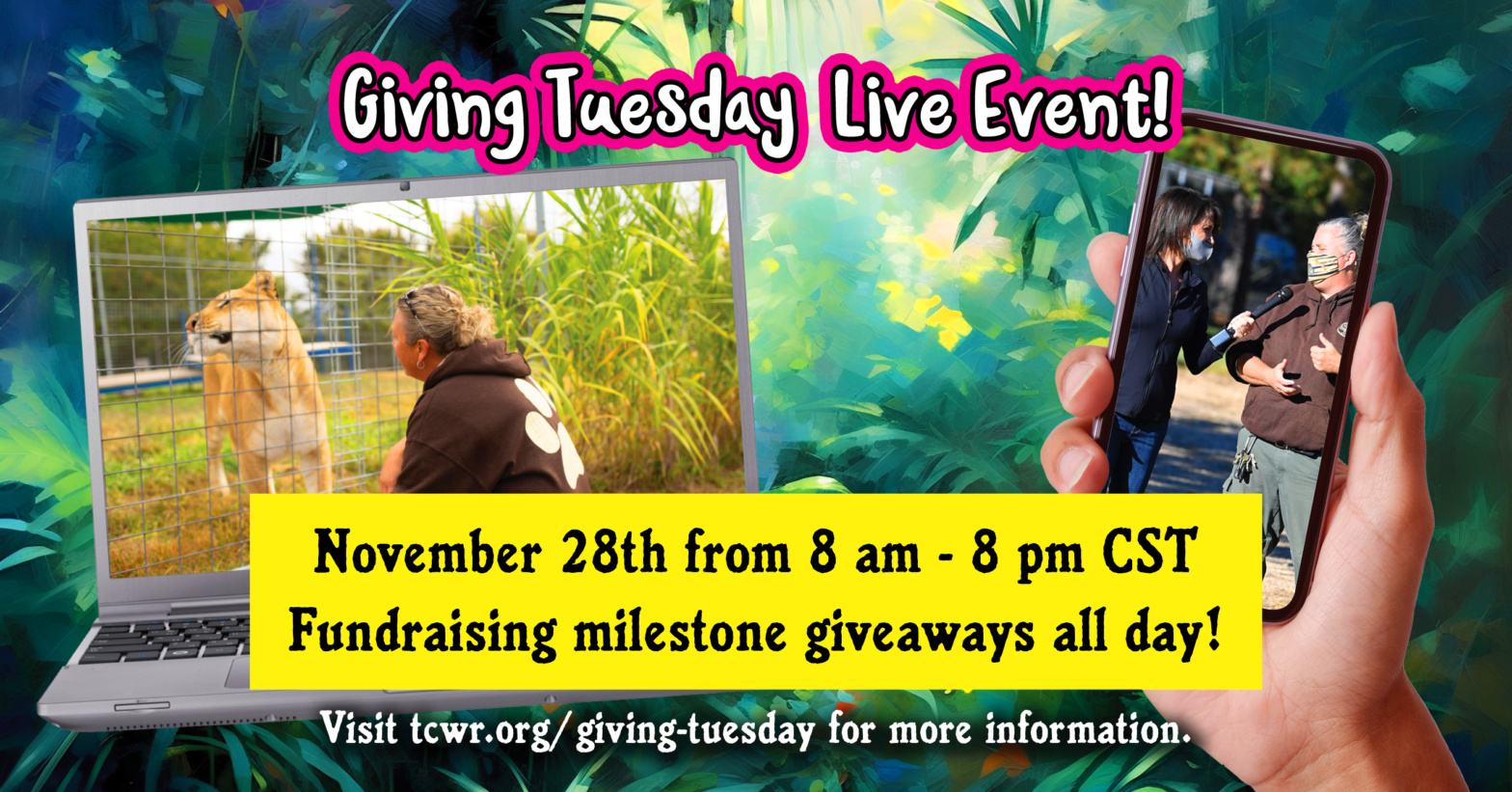 Giving Tuesday | Turpentine Creek Wildlife Refuge